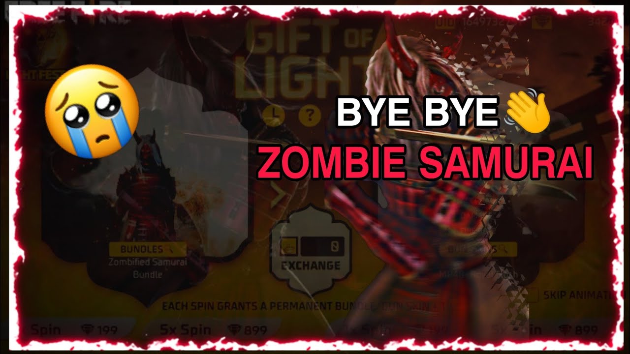 Bye Bye Zombie Samurai 💔 - YouTube