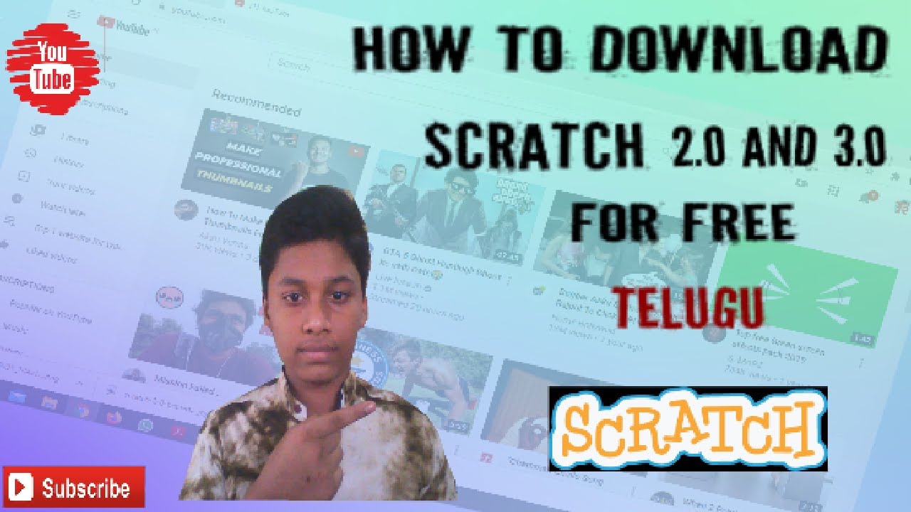 How to download scratch 2.0 and 3.0 versions for free - YouTube