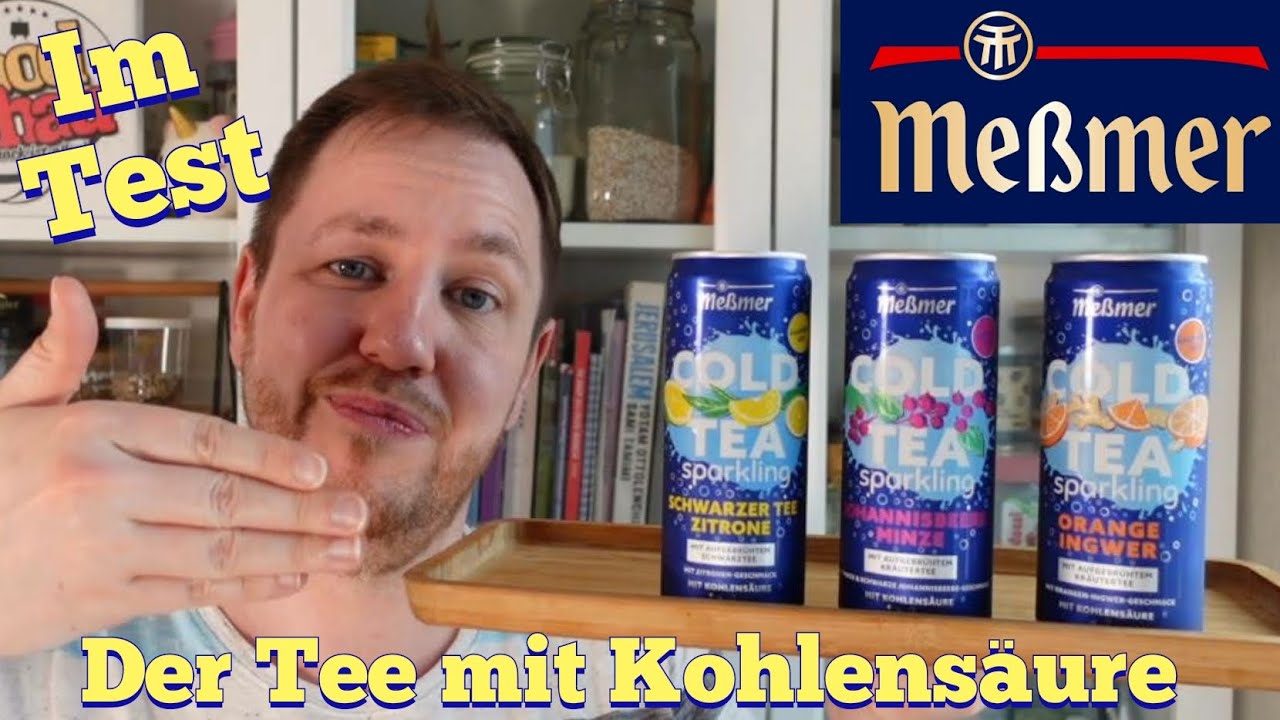 Meßmer Cold Tea Sparkling (Eistee mit Kohlensäure) im Test - YouTube
