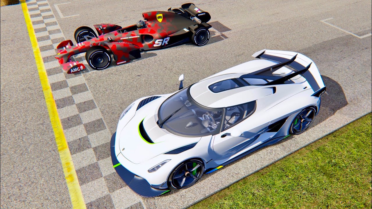 2021 Formula Rapide vs Koenigsegg Jesko - Old Monza - YouTube