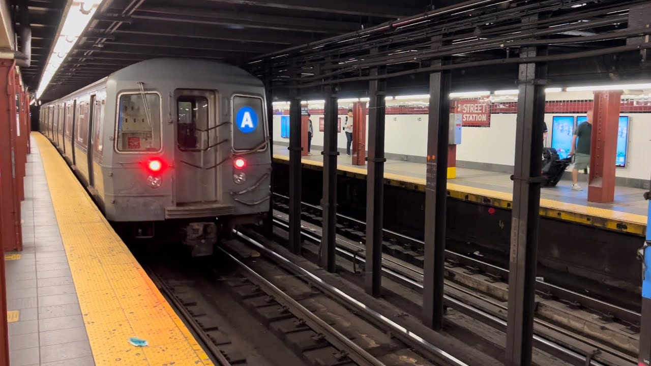 MTA Special: R68A (A) Train (Loan From (B) Line) Stopping At 34th ...