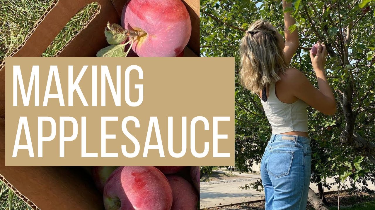 Using A Vintage Applesauce Maker | Fun Fall Activities - YouTube