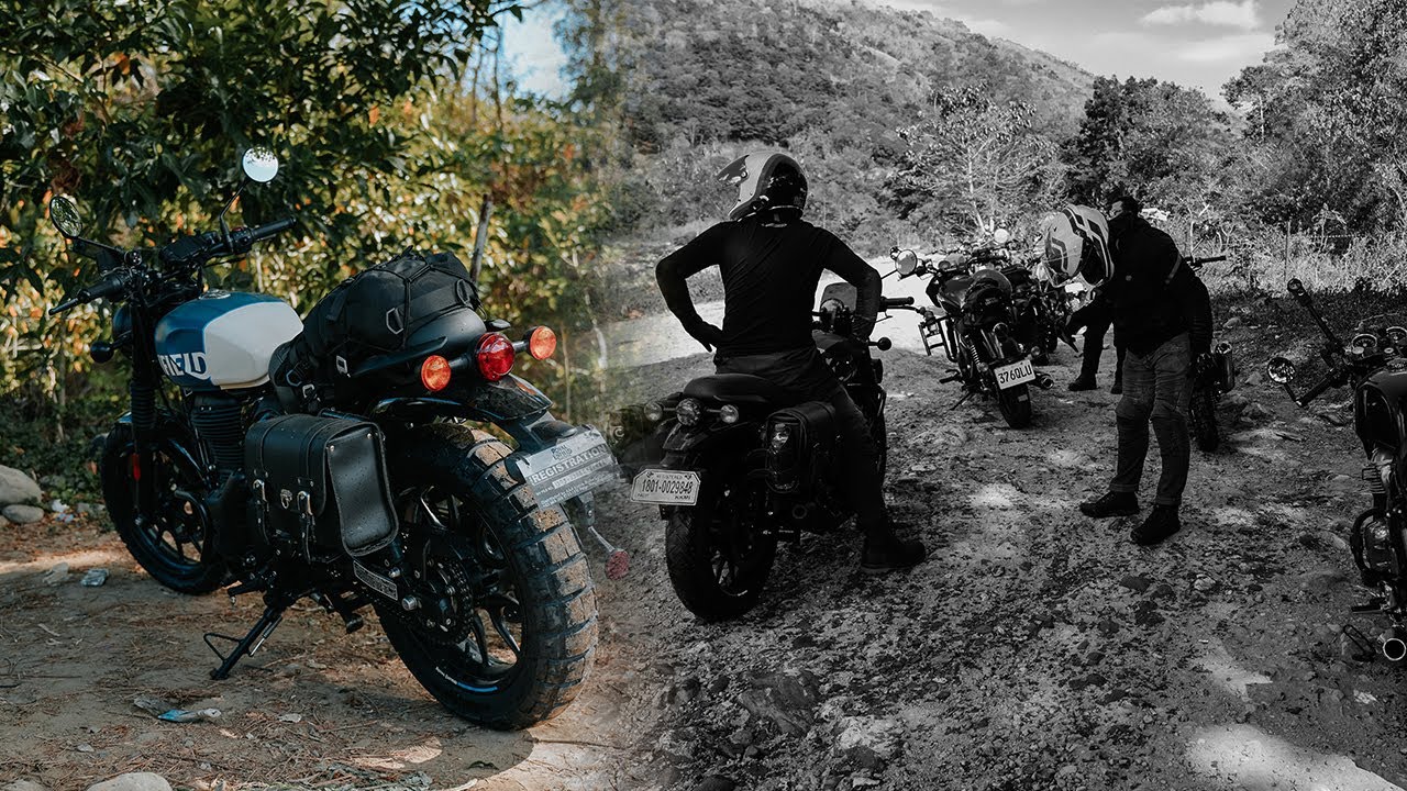 Off roading and river crossing on Hunter 350 | Insta 360 x3 - YouTube