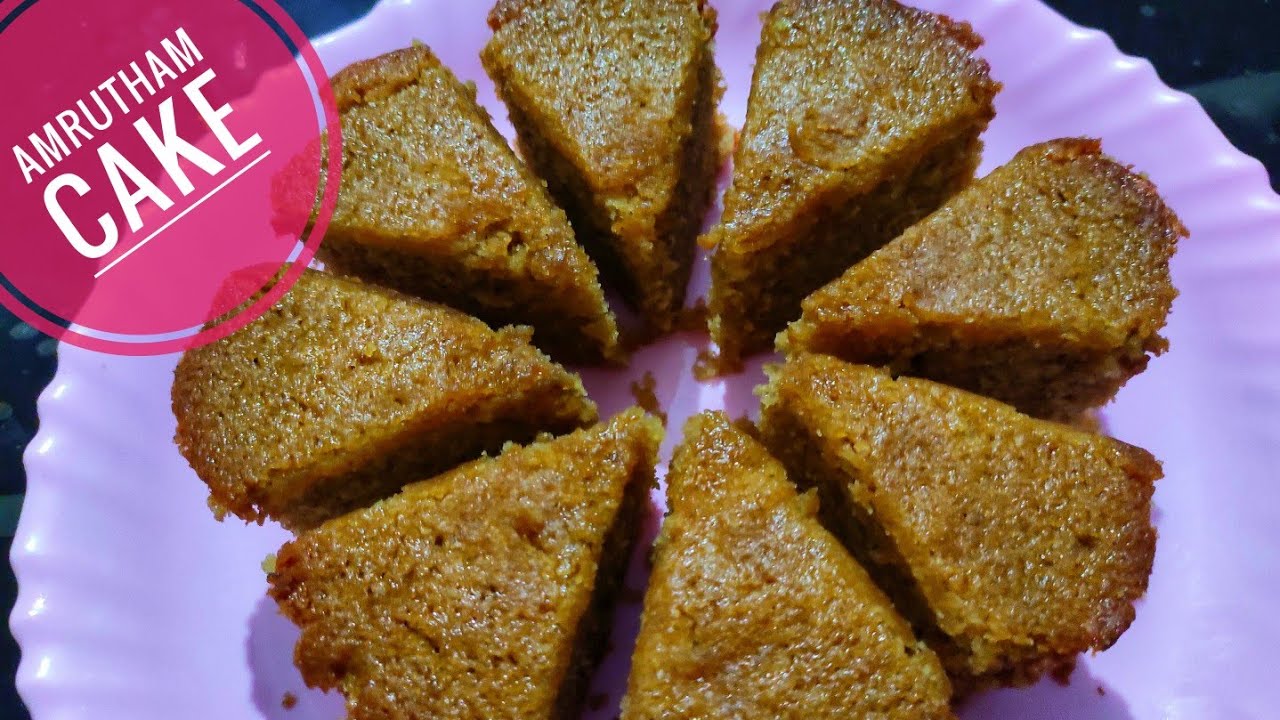 Amrutham podi cake|| soft and Tasty cake with Amrutham nutrimix ...
