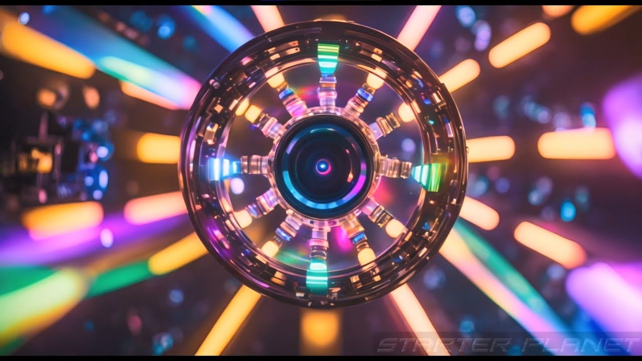 “We Are Forever”, by Starter Planet. Gyroscopes, spinning tops, optical ...