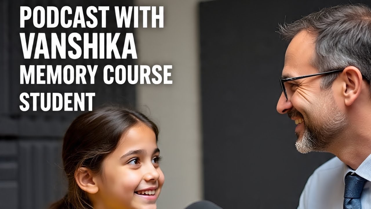 PODCAST WITH VANSHIKA MEMORY BOOSTER COURSE STUDENT #memorytechniques ...