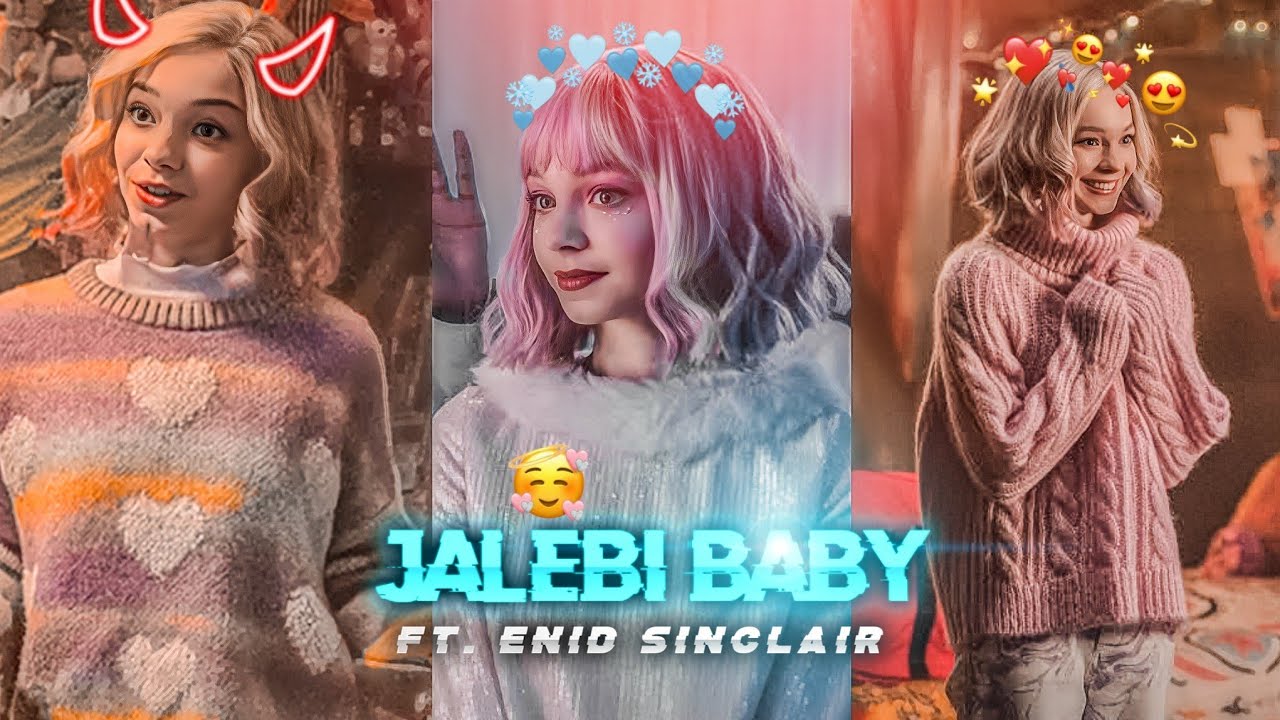 JALEBI BABY × ENID SINCLAIR | WEDNESDAY | ENID SINCLAIR 𝖤𝖣𝖨𝖳 | INFEELS ...