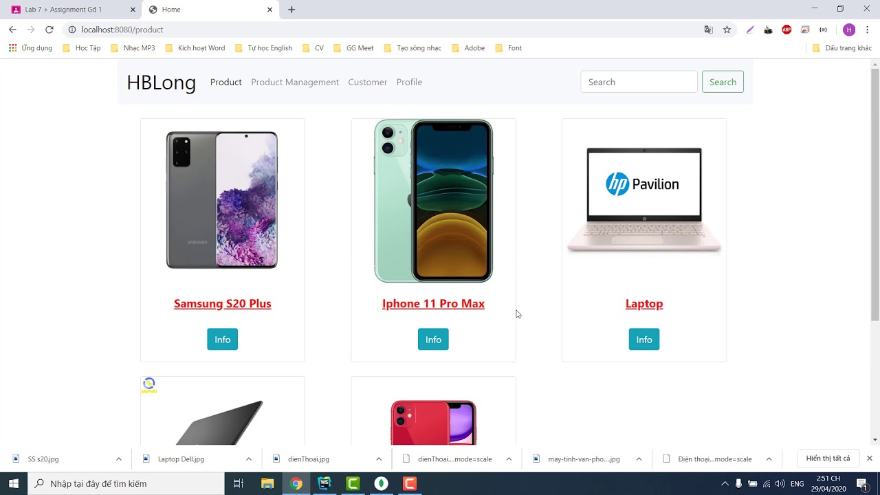 Longhbph07396_MOB402_ASM_GD1 + Lab 7 - YouTube