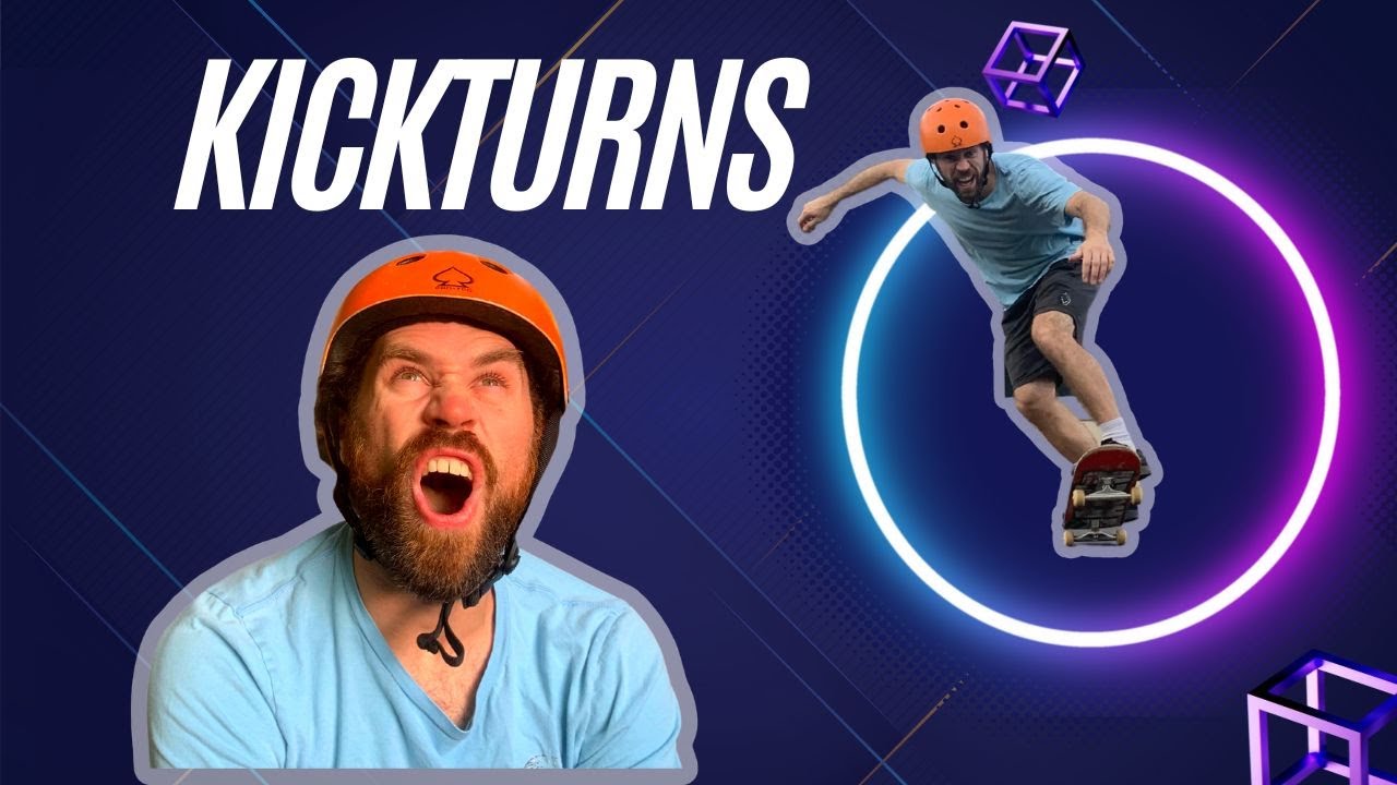 Learn how to do Kickturns on Flatground Skateboarding (Frontside and ...