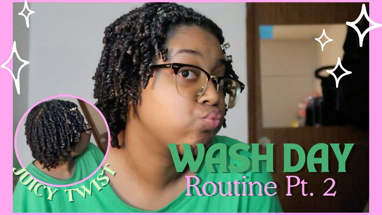 WASH DAY ROUTINE ON TYPE 4 HAIR | PART 2 - YouTube