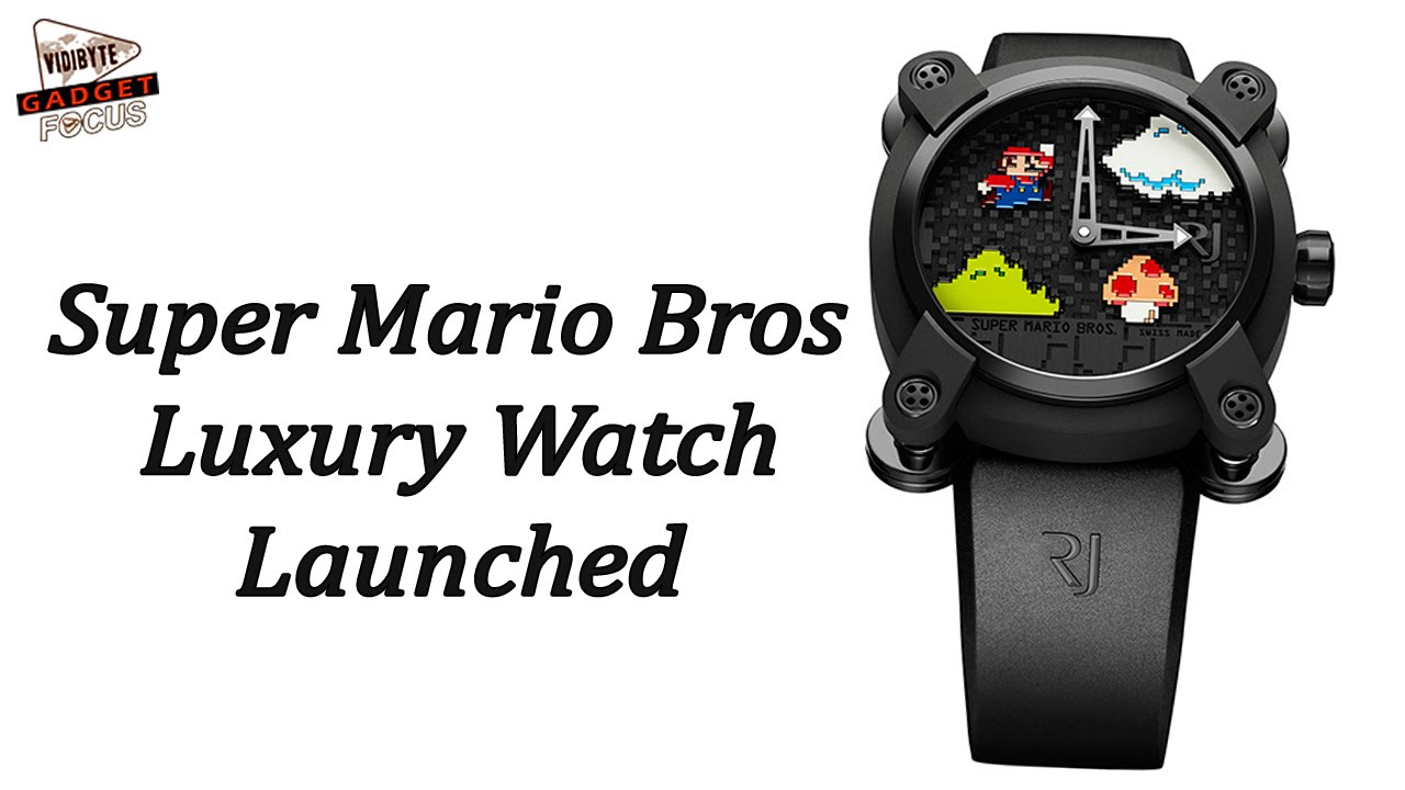 Super Mario Bros Luxury Watch Launched at $18,950 - YouTube