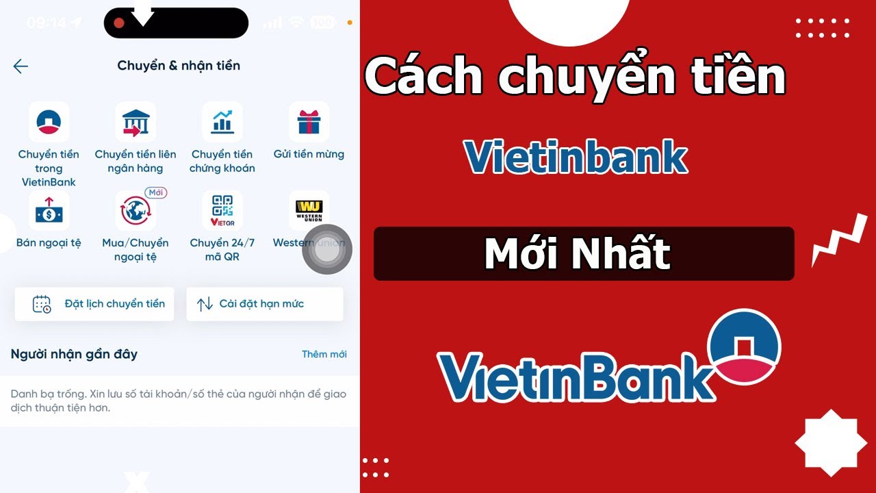 Cách chuyển tiền Vietinbank chi tiết trên điện thoại - YouTube