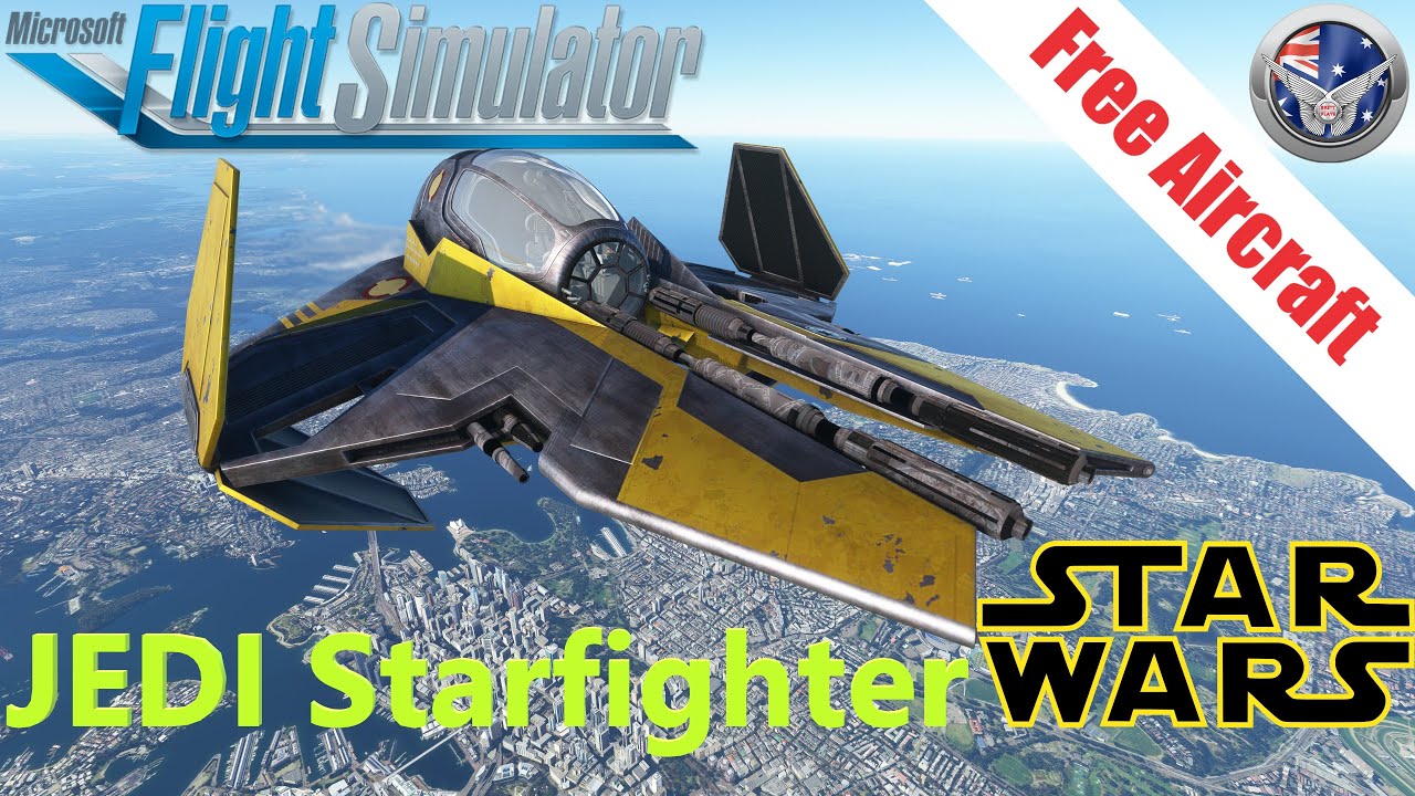 Star Wars Jedi Starfighter MOD for Microsoft Flight Simulator - YouTube