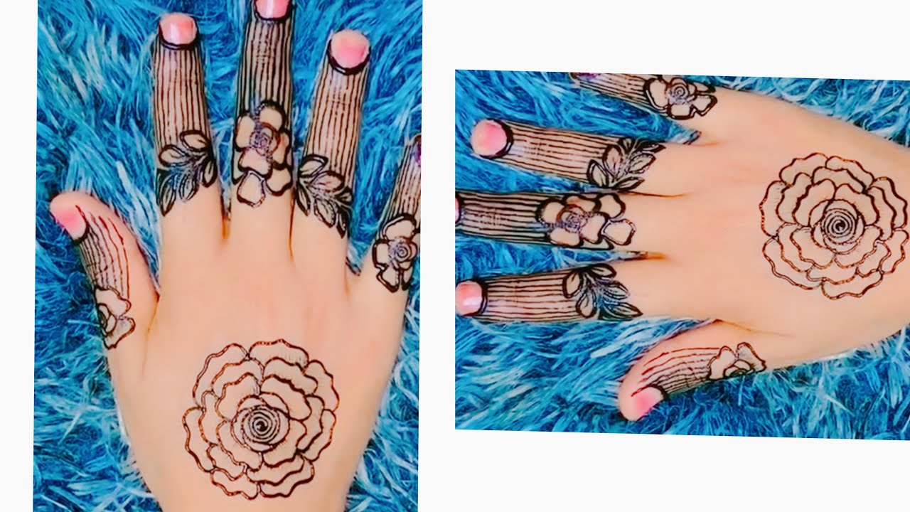Cilaan fudud // cilaan saar cusub //simple and stylish henna designs ...
