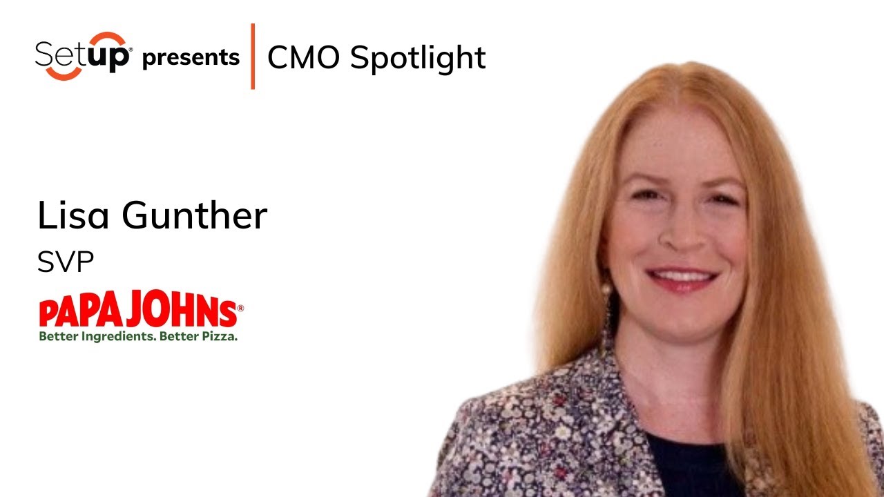 Lisa Gunther - CMO Spotlight | Papa John's - YouTube