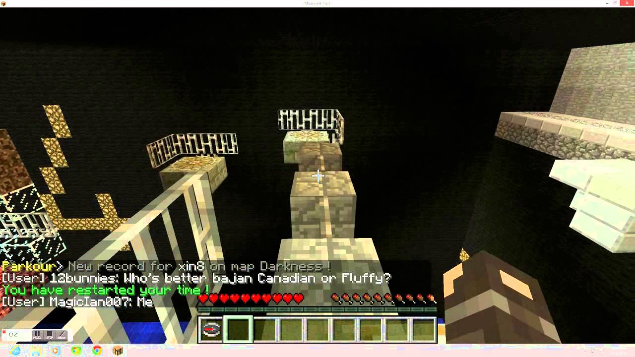 Parkour on ExplodingTNT's Server - YouTube