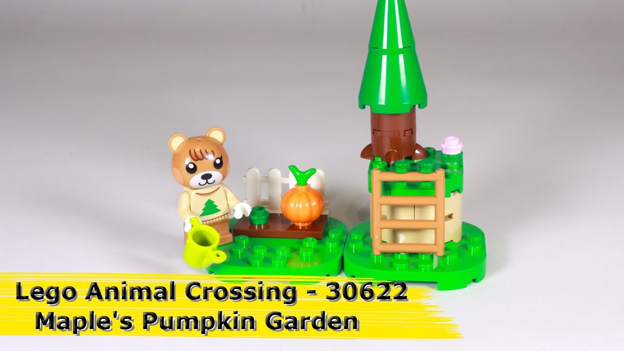 Lego Animal Crossing 30662 #157 - Maple's Pumpkin Garden - YouTube