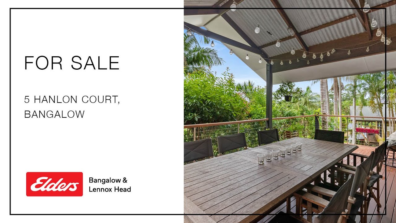 FOR SALE - 5 Hanlon Court, Bangalow, NSW - YouTube