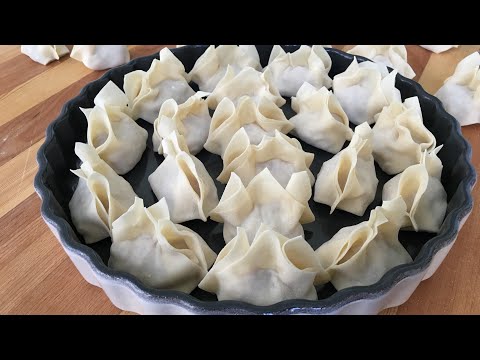 Ən dadlı Özbək Mantısının hazırlanması.Buharda MANTI. ÖZBEK MANTISI tarifi.