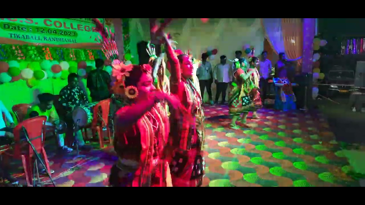Tikabali College Function 2023 #Sambalpuri Dance by Natraj Kala Mandir ...