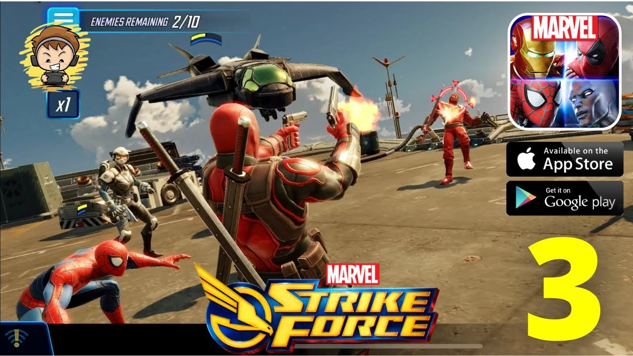 MARVEL Strike Force Gameplay - Part 3 (Android/iOS) - YouTube
