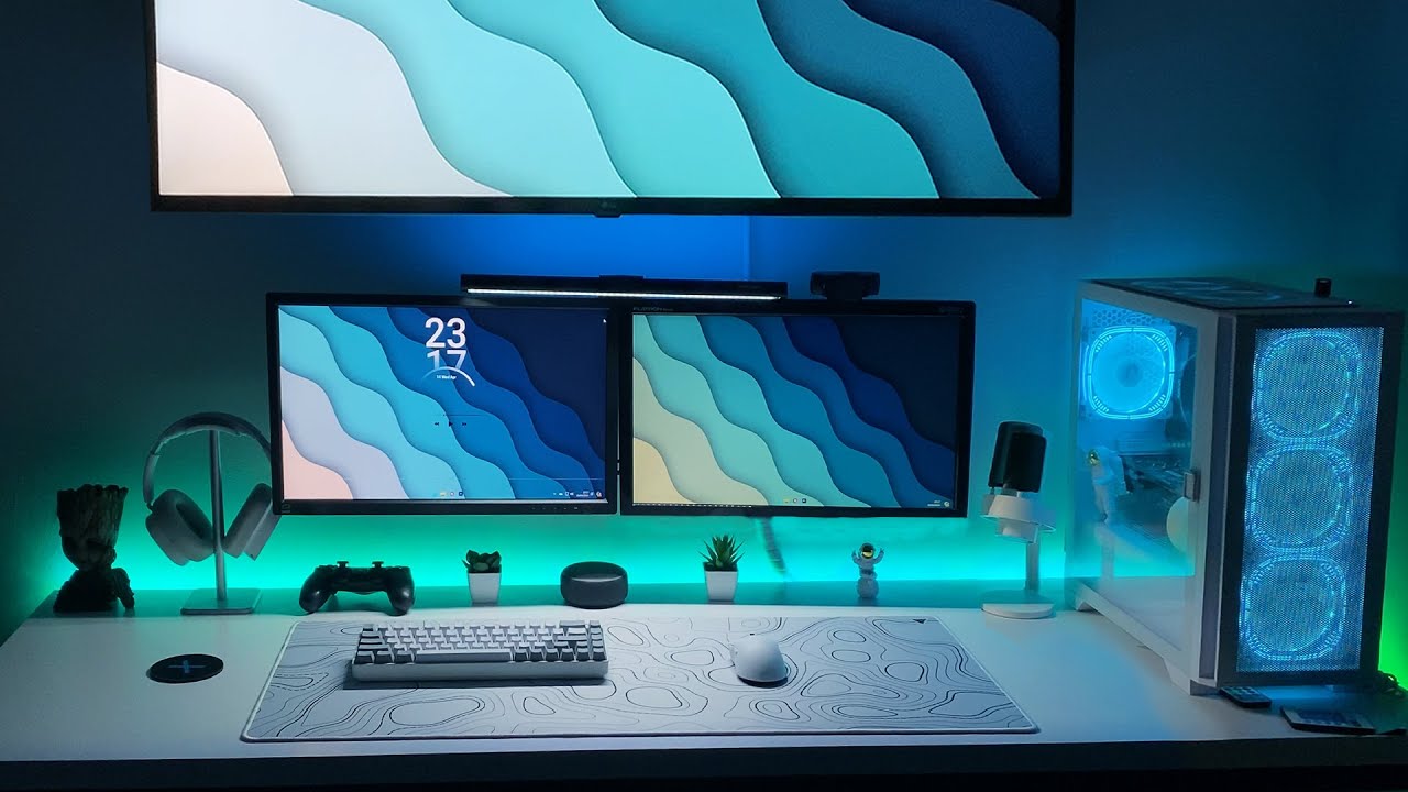MEU NOVO SETUP GAMER BRANCO | ABRIL 2024 - YouTube