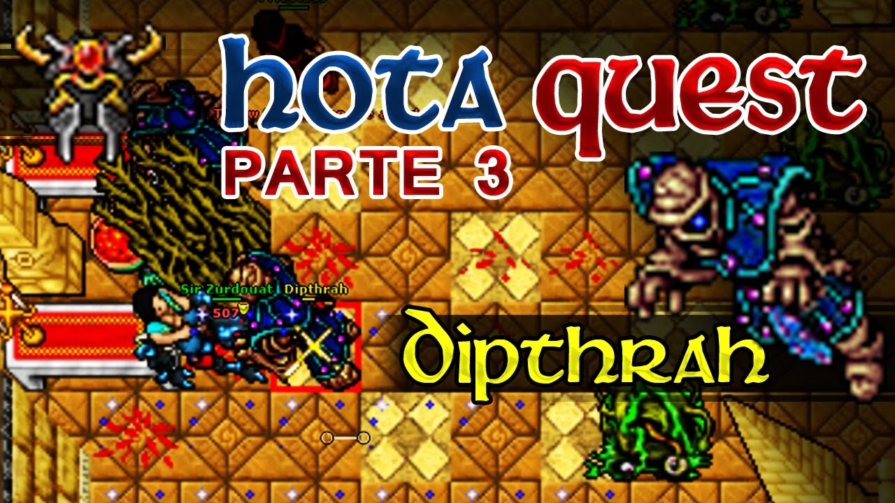 Tibia: Faraón Dipthrah - The Ancient Tombs Quest - Parte 3 - YouTube
