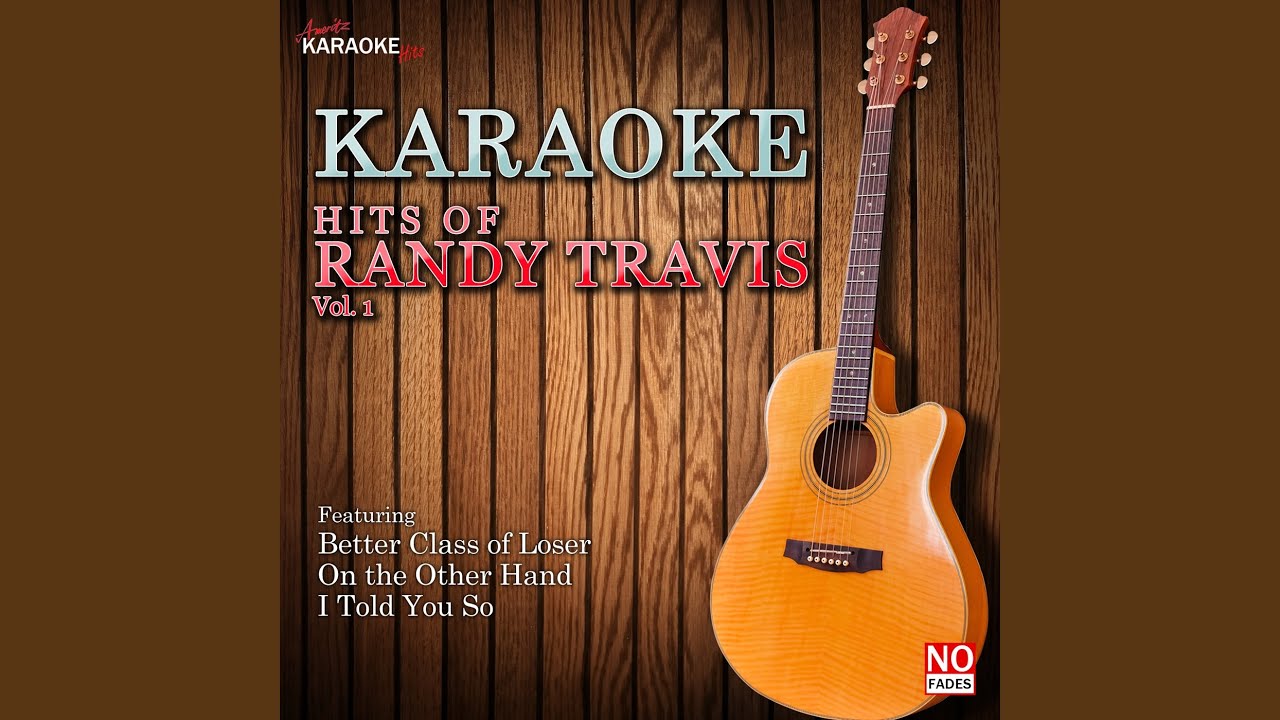 This Is Me (In the Style of Randy Travis) (Karaoke Version) - YouTube