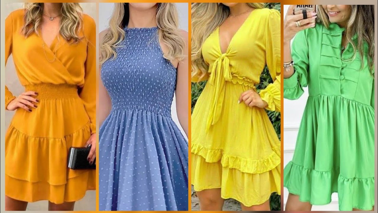 Florale Shafoon Frocks Elegants Pour Femmes/New Stylish Designs of ...