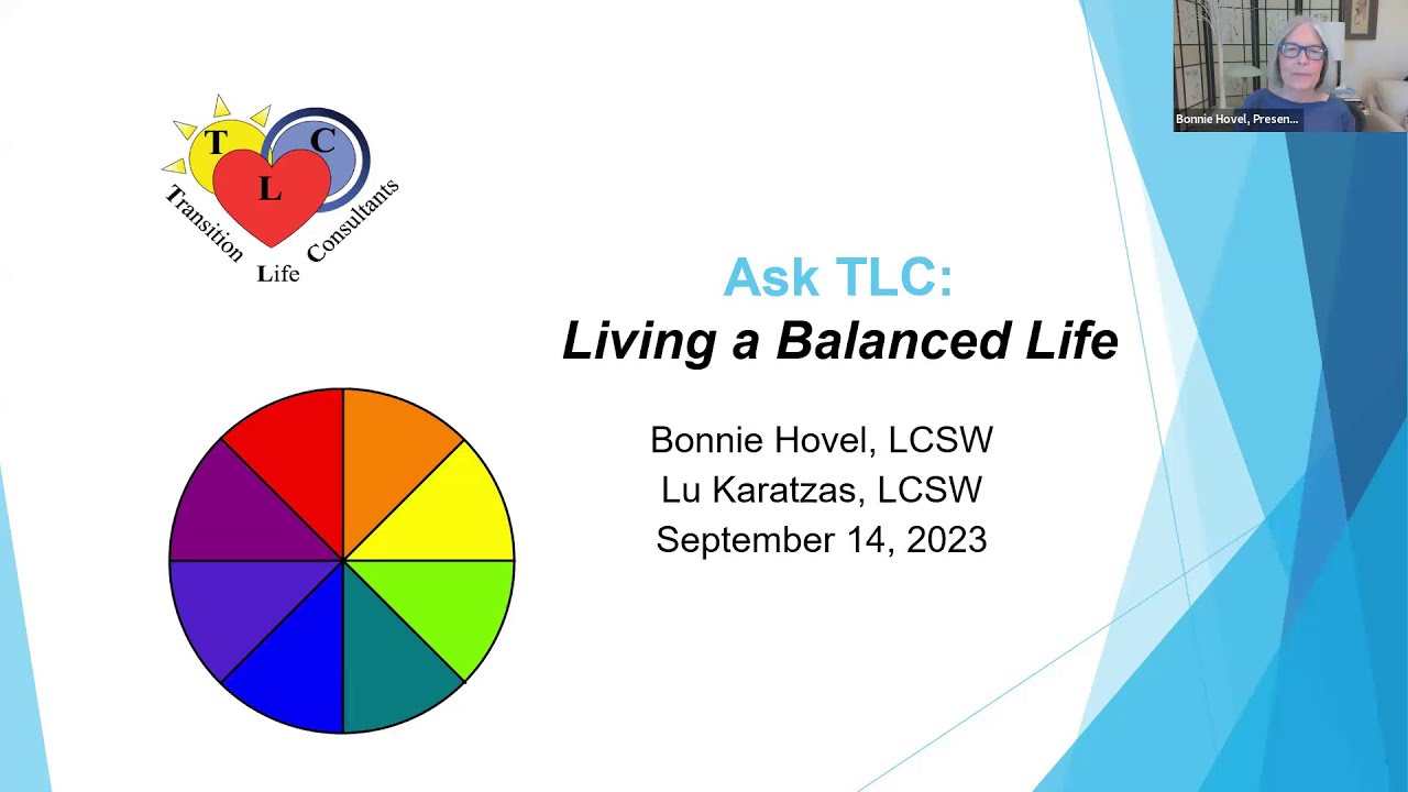Ask TLC: Living a Balanced Life - YouTube