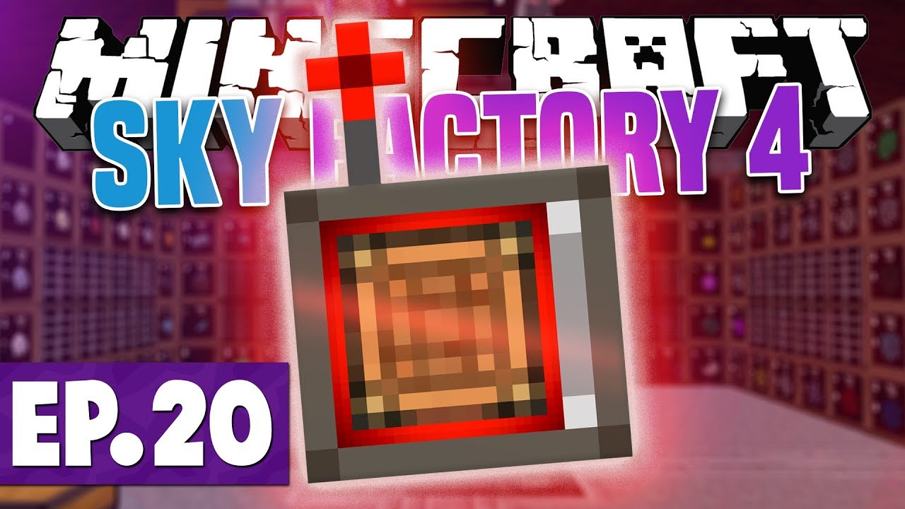 Minecraft Sky Factory 4 - WIRELESS CRAFTING TERMINAL! #20 [Modded ...