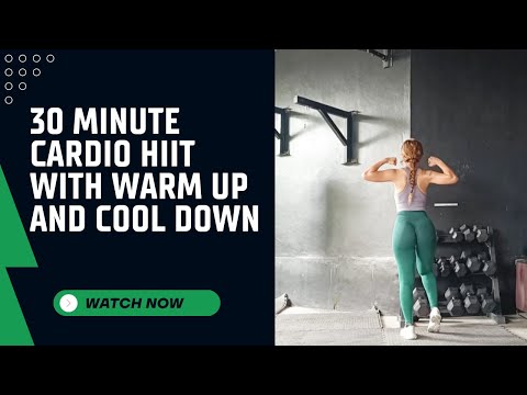 30 Minute HIIT Cardio at Home| with Warm up and Cool Down - YouTube