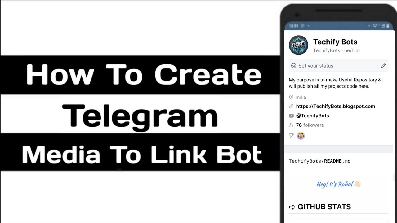 How to create Media to Link bot for free | Rahul Reviews - YouTube