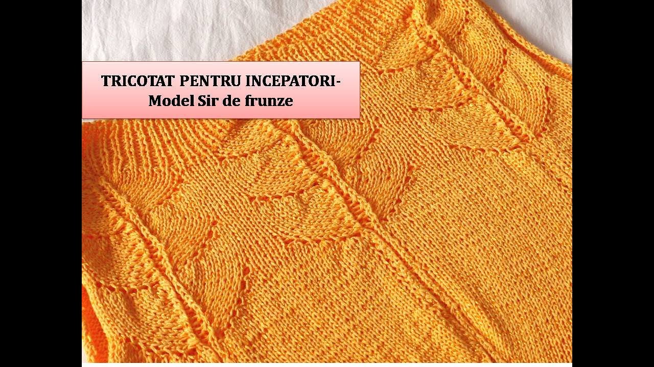 Model Frunze- TUTORIAL PENTRU INCEPATORI - YouTube