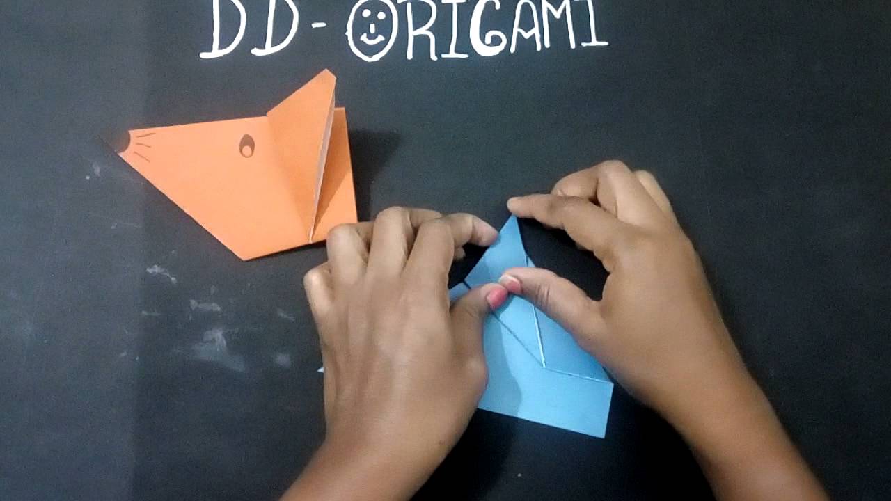 How to make a Rat. Origami rat face - YouTube