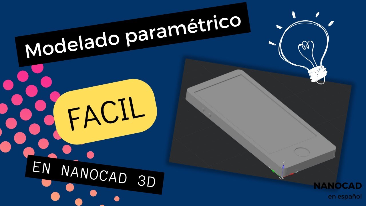 Modelado paramétrico simple en NanoCAD 3D. - YouTube