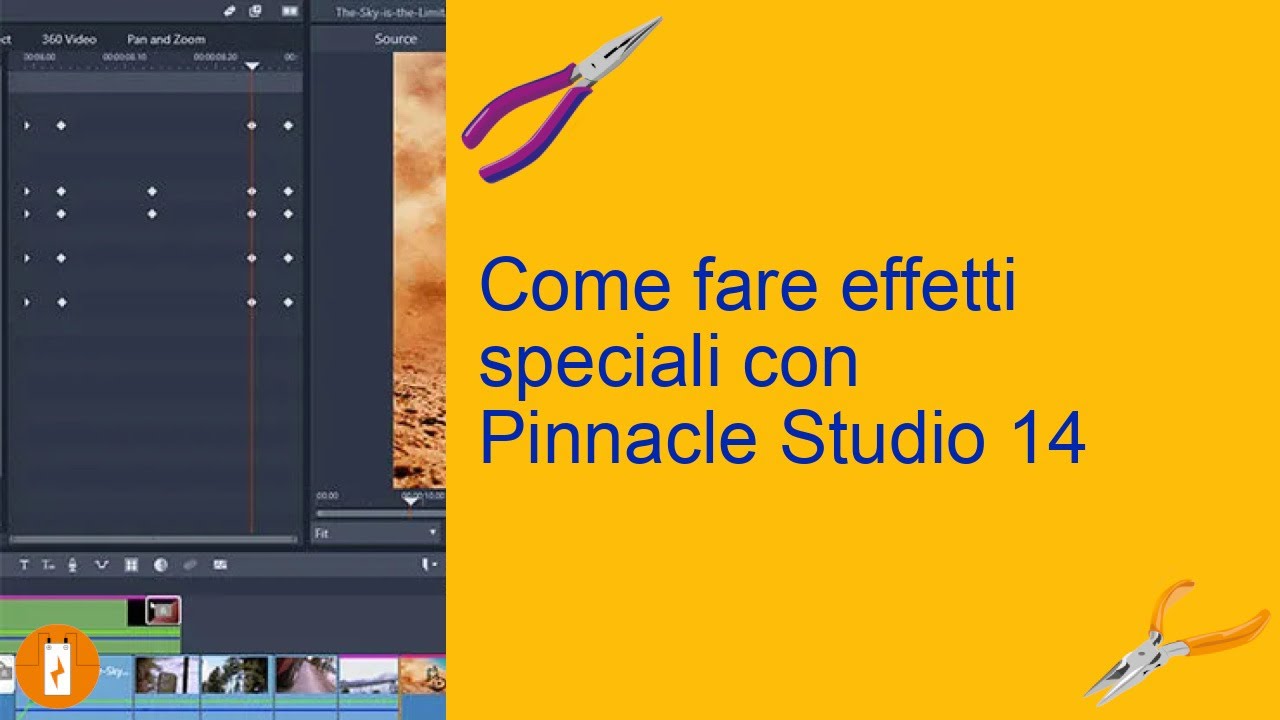 Come fare effetti speciali con Pinnacle Studio 14 - YouTube