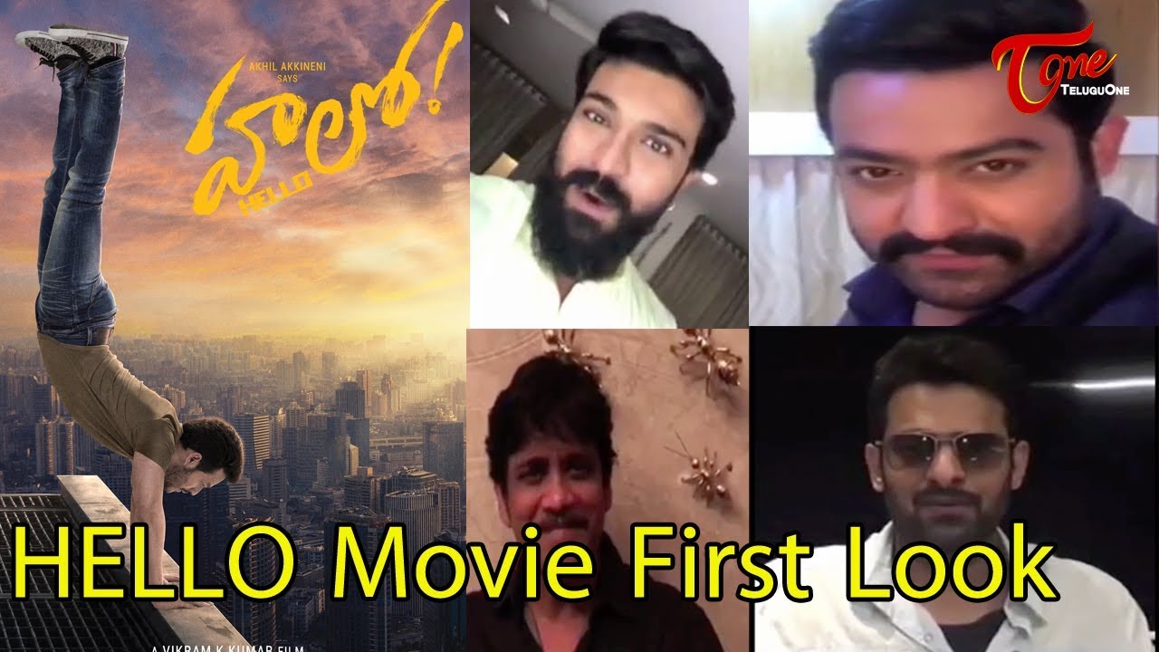 Celebrities Launches Akhil’s HELLO Movie First Look - YouTube