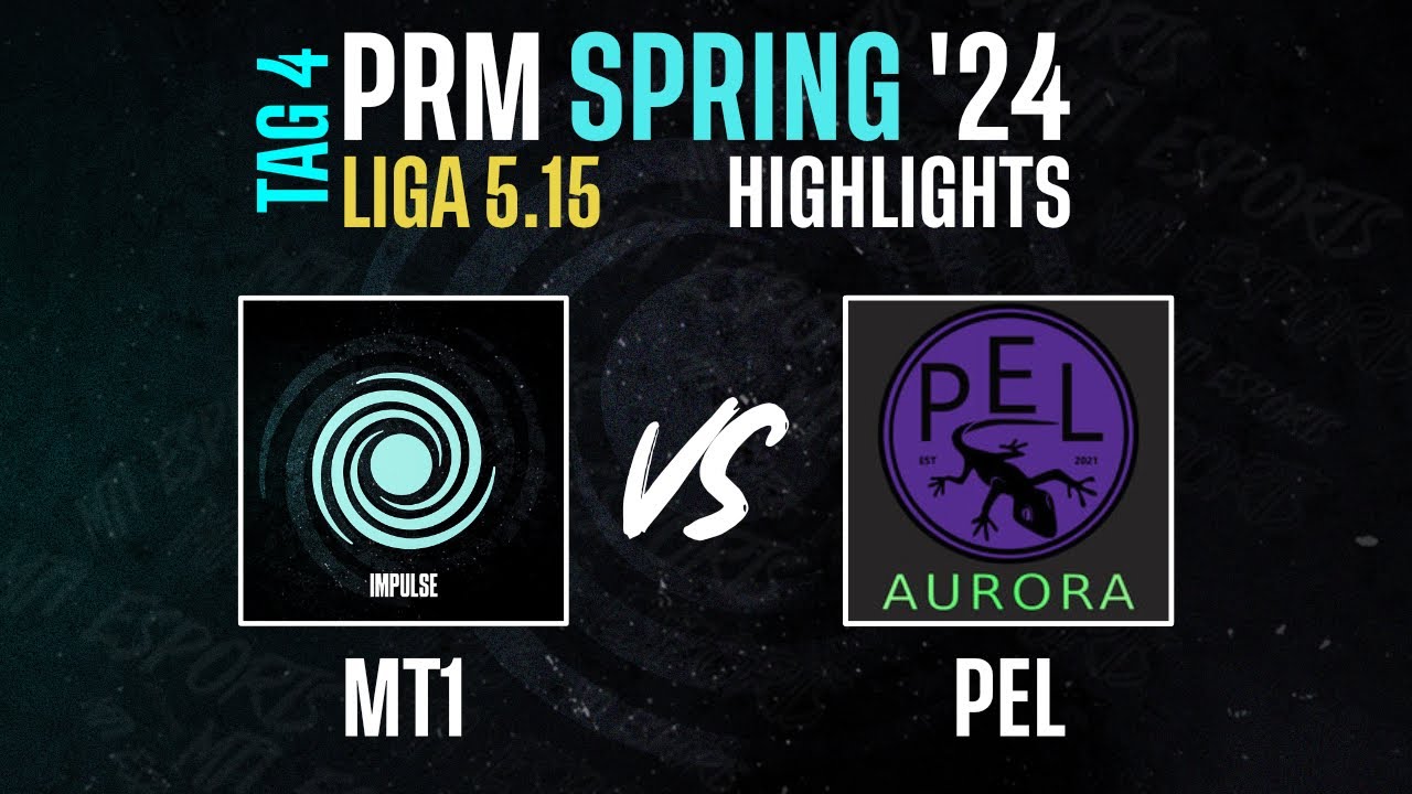 PRM Spring '24 | Liga 5.15 / Tag 4 | MT1 IMPULSE vs Purple Emperor Lizards Aurora | HIGHLIGHTS ...