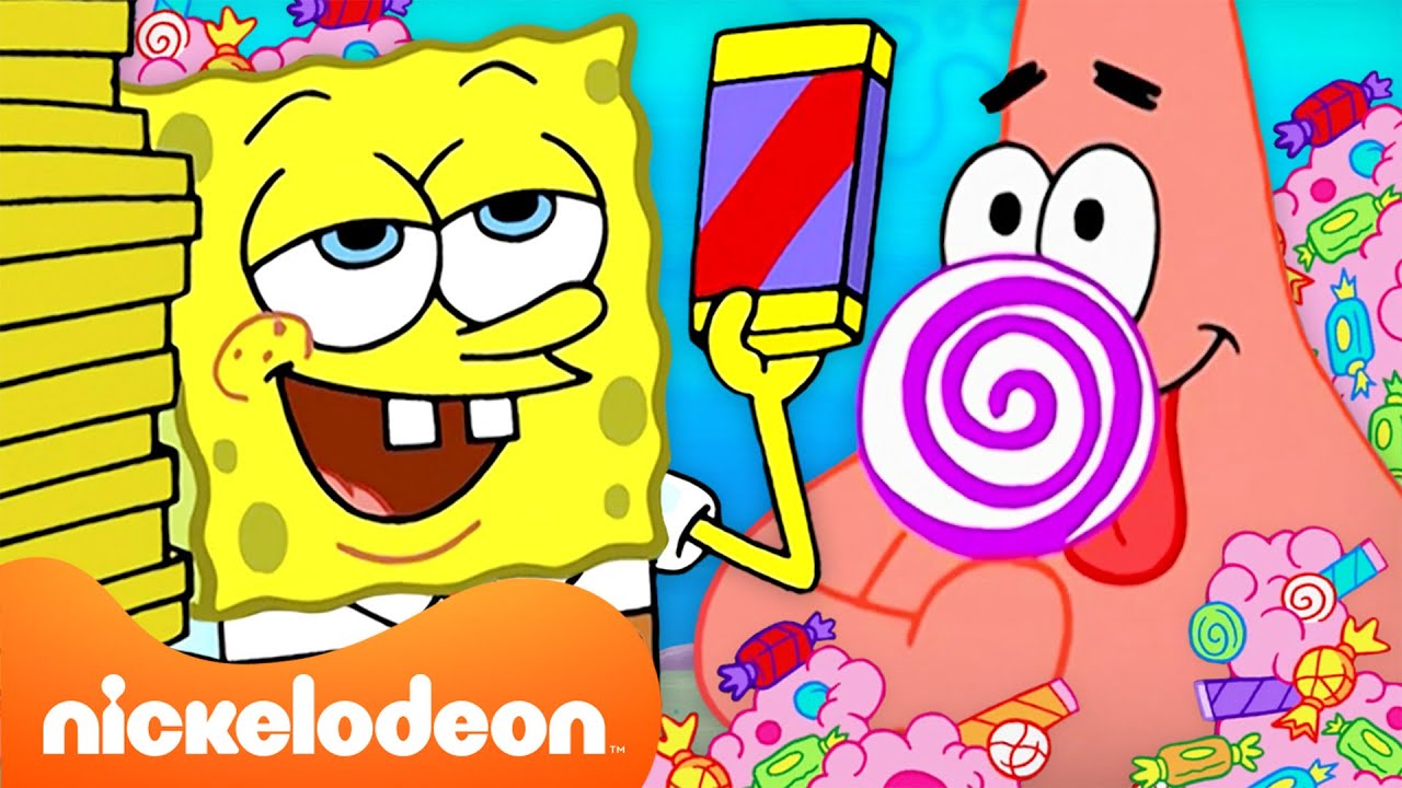 SpongeBob | 45 minuti di CARAMELLE 🍬 | Nickelodeon Italia - YouTube