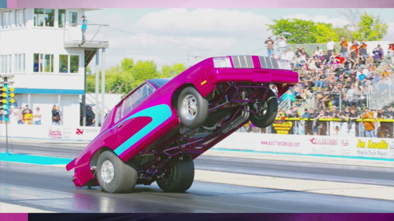 Byron Dragway hosts 29th World Power Wheelstanding Championship - YouTube