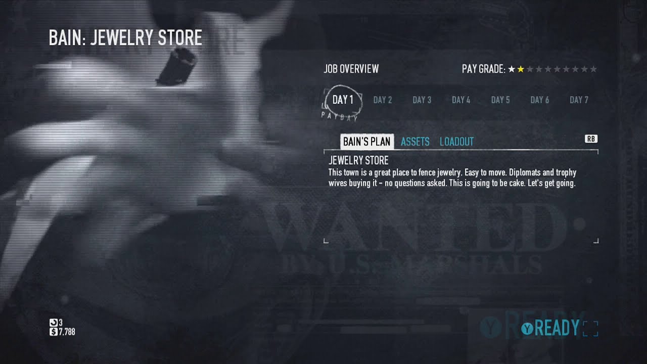 Payday 2 - Mission 2 | Bain: Jewelry Store - YouTube