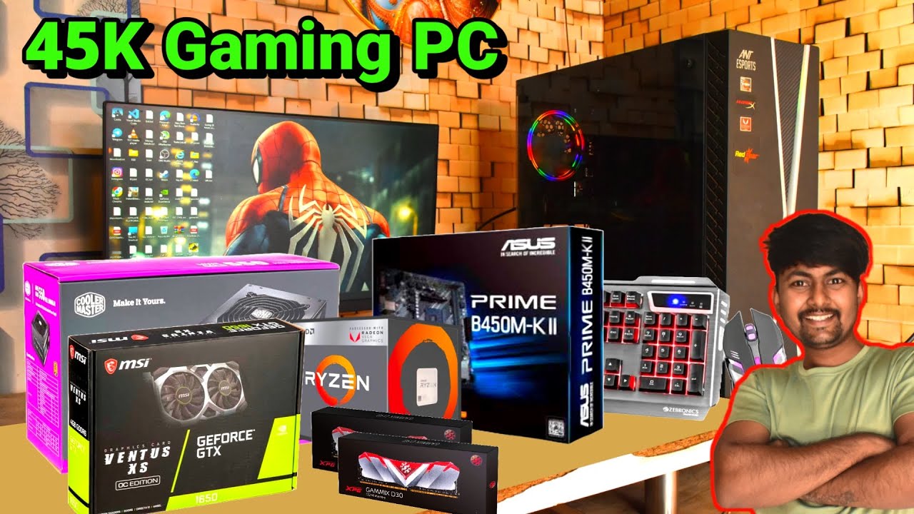 Gaming PC Build Under 45K to 50k 🔥 | PC Build With Graphic Card In 2024 ...