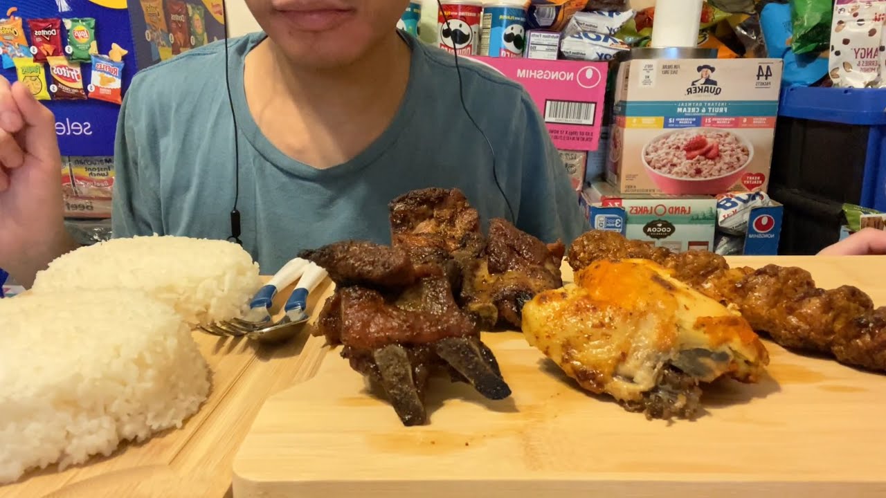 Eating Mediterranean Food: Pork Ribs, Chicken Lule, Rotisserie Chicken ...