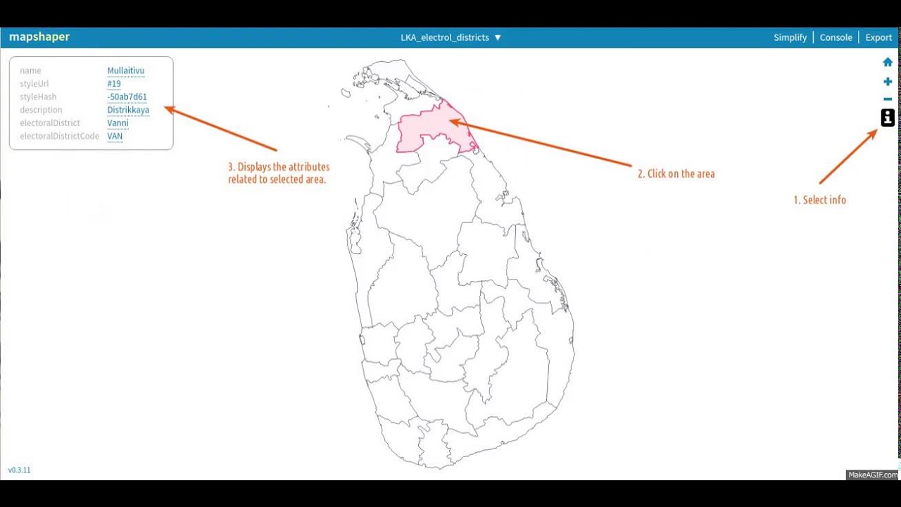 Creating Map of Electoral districts of Sri Lanka - YouTube