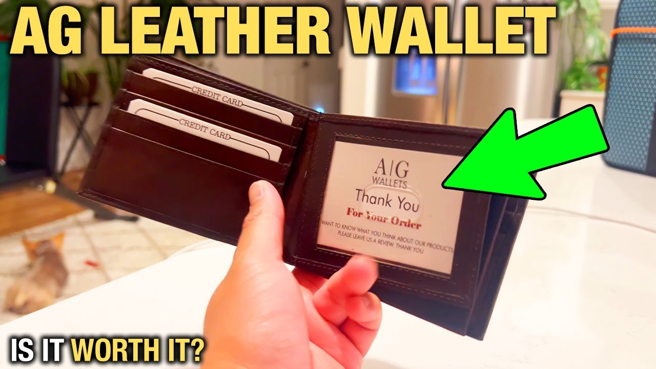 I Tried This AG Wallets Bifold Leather Wallet - YouTube