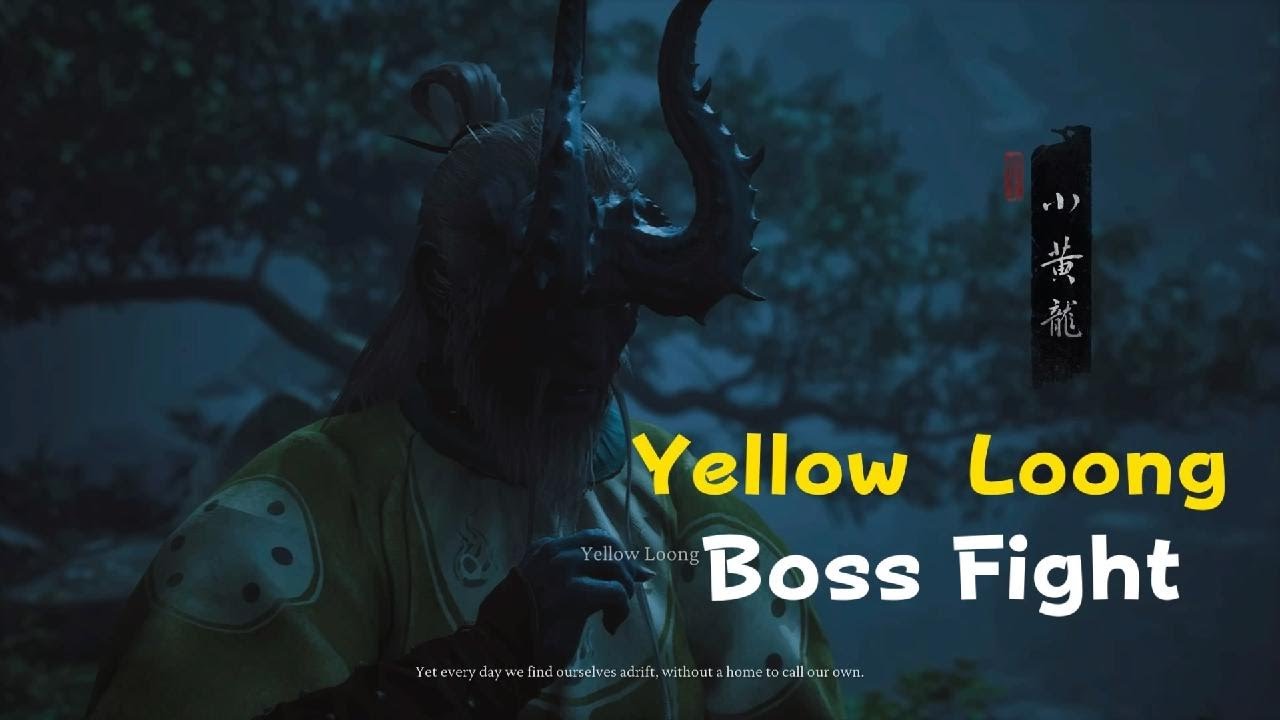 Black Myth Wukong : Yellow Loong Boss Fight Chapter 4 CHARGE ATTACK ...
