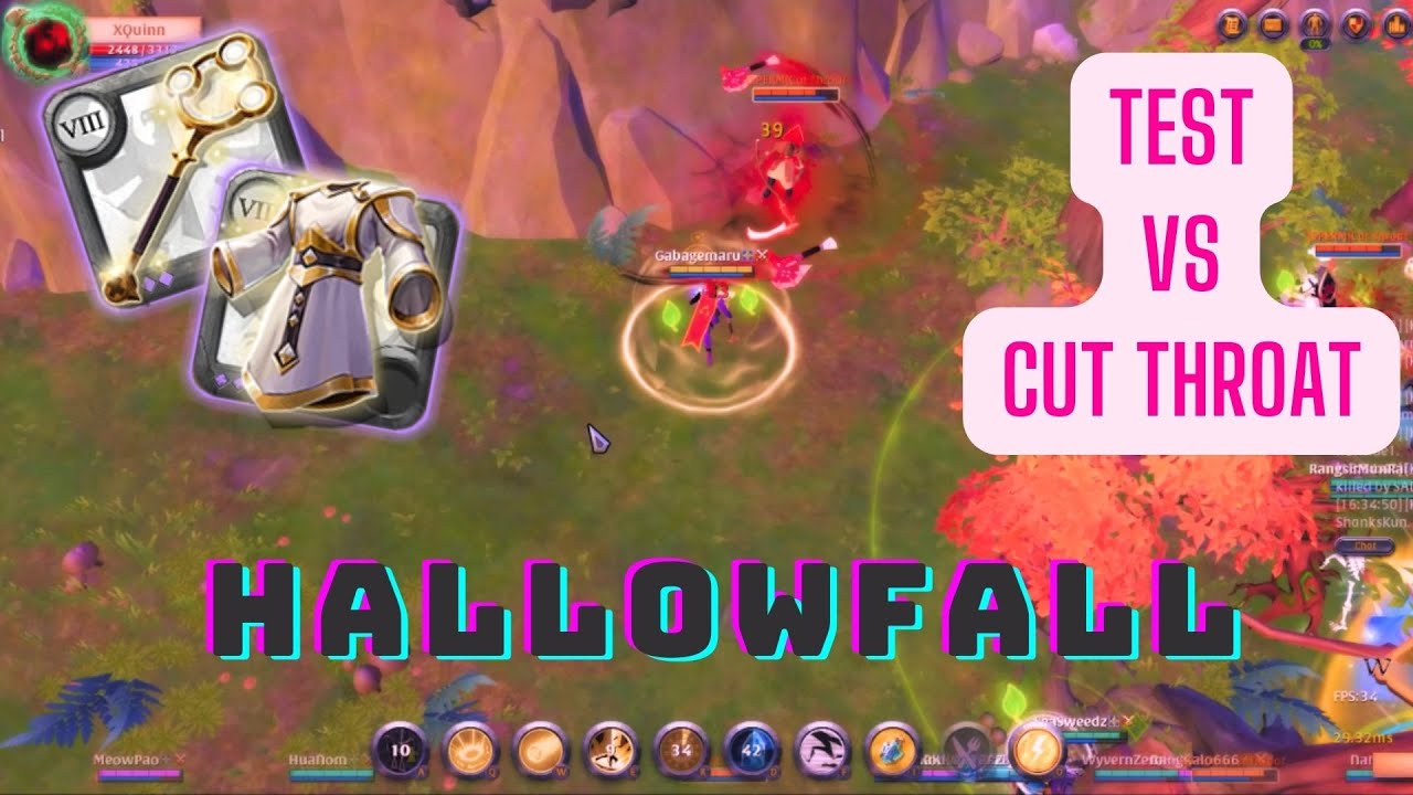 Albion Online : TEST vs Cut Throat | Hallowfall POV ep.40 - YouTube