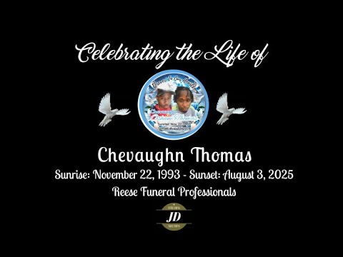 Celebrating the Life of Chevaughn Thomas - YouTube