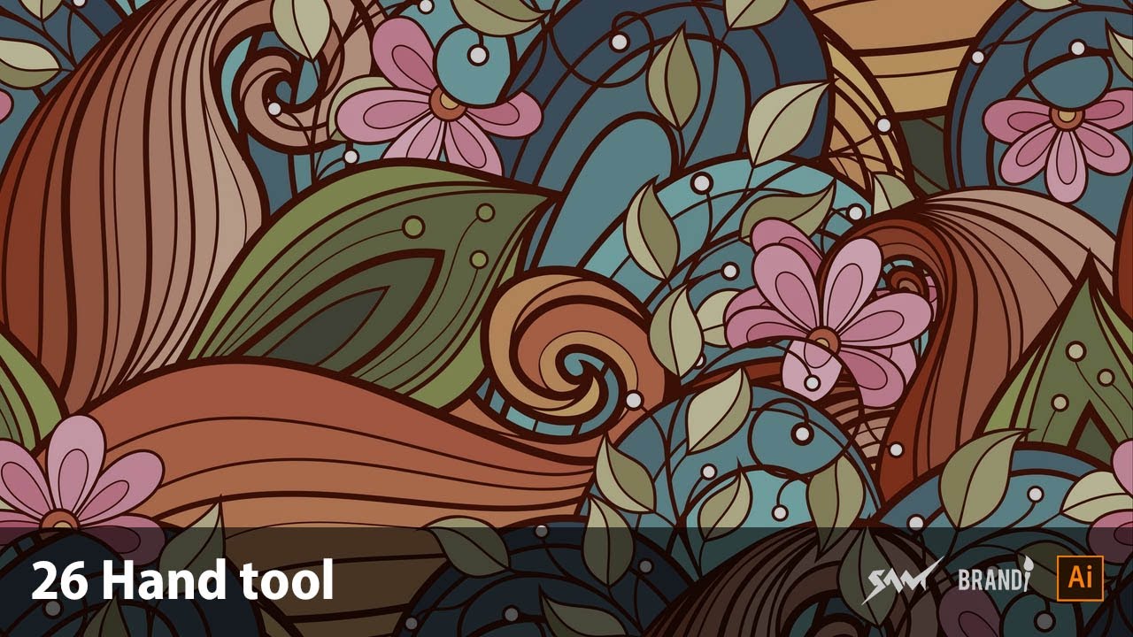 26 How To Use Hand tool in Adobe Illustrator Sinhala - YouTube